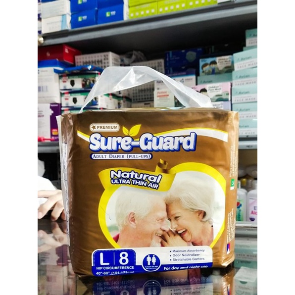 DIAPER LARGE PUL-UPS (SUREGUARD) | Shopee Philippines