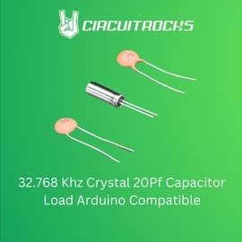 32.768 Khz Crystal 20Pf Capacitor Load Arduino Compatible | Shopee ...
