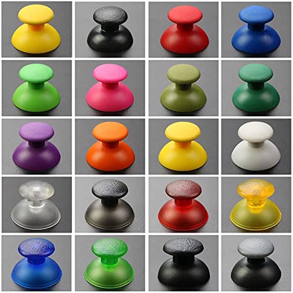 2 x Analog Joystick Stick Caps Mushroom Button Thumbstick Thumb Grip ...