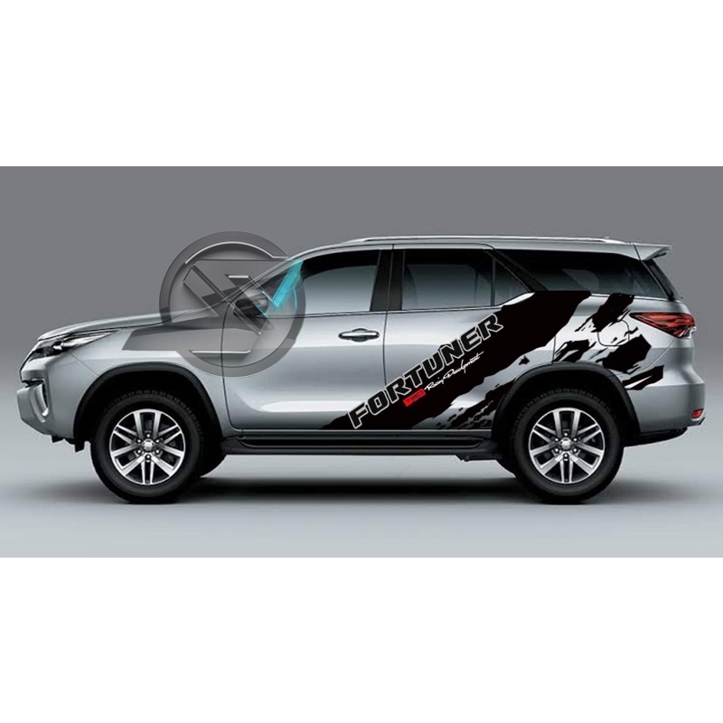 S938 Toyota Fortuner Trd Racing Development Car Body Vinyl Decal ...
