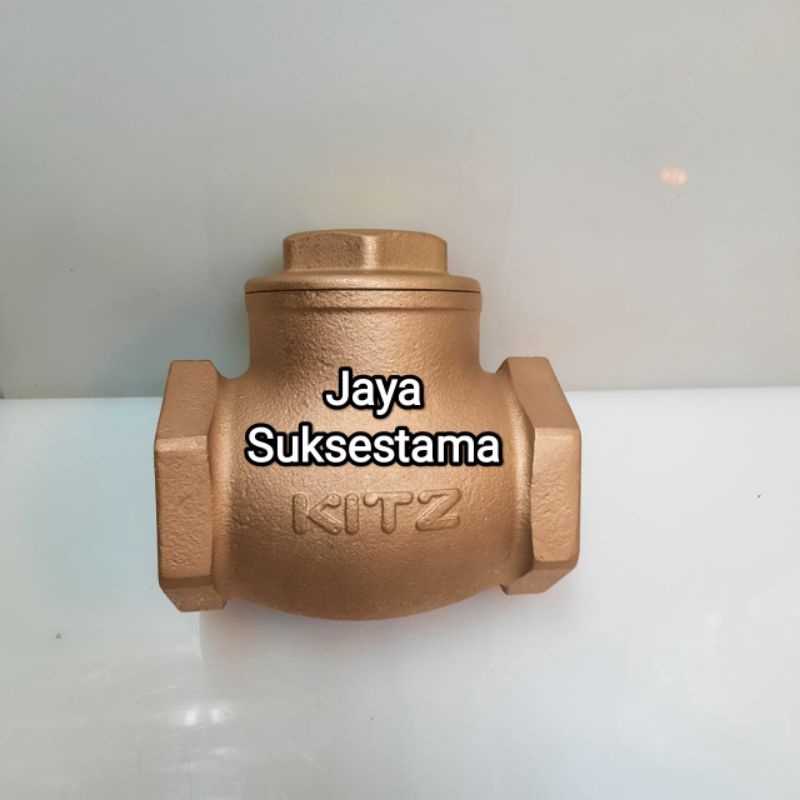 KITZ Swing Check Valve Brass 1" inch - ORIGINAL Kitz Tabok Valve | Shopee Philippines