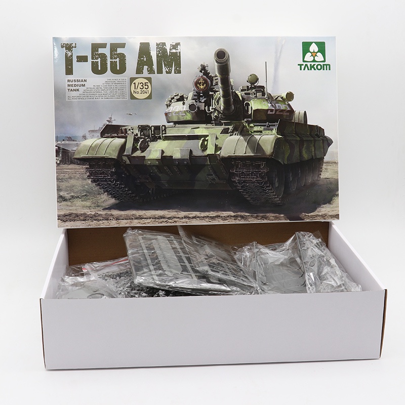 Takom-world Assembled Tank 2041 1/35 Russian T-55AM Medium | Shopee ...