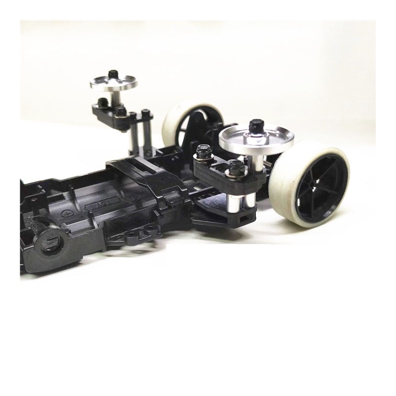 homemade tamiya mini 4wd racing car part VS chassis wing springs side ...