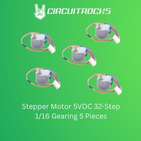 Stepper Motor 5VDC 32-Step 1/16 Gearing 5 Pieces | Shopee Philippines