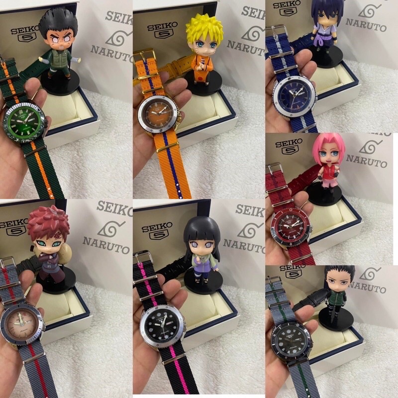 Seiko 5 Naruto watch with extra leather strap free box and paperbag ...