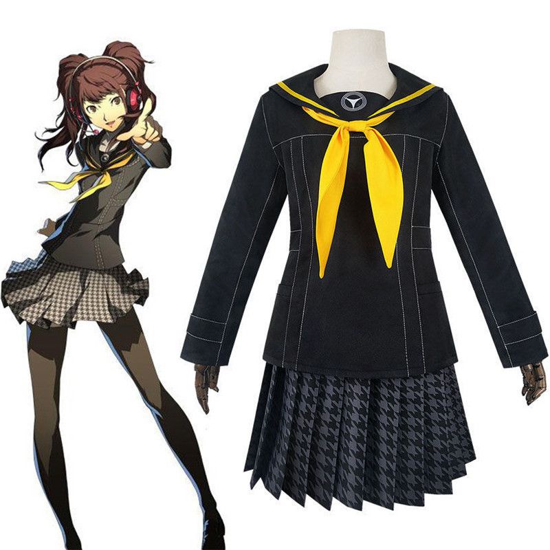 Stunning Persona 4 Kujikawa Rise School Uniform Cosplay Costume With ...