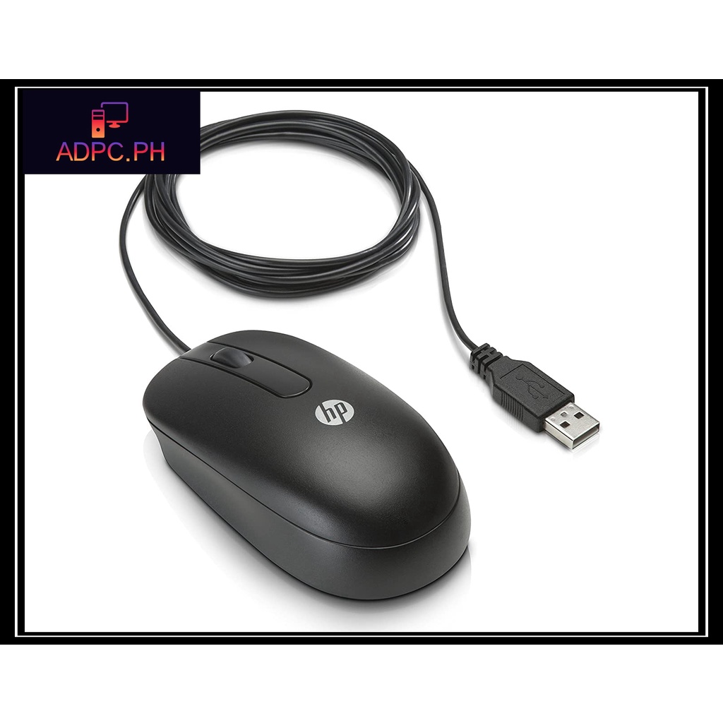 HP Slim, Quiet and Reliable USB Wired Mouse for Laptops, MacBook Pro ...