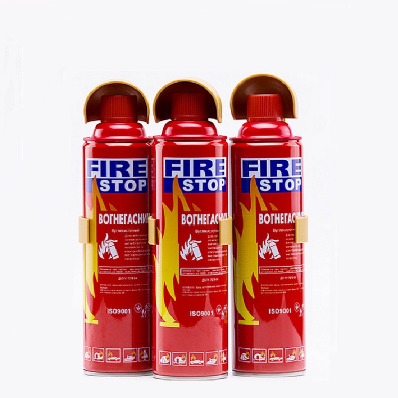 Mini Portable Fire Extinguisher Fire Stop 500ml/ 1000ml | Shopee ...