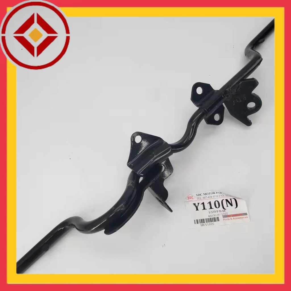 Y110 OLD / NEW FRONT STEP BAR FOOTREST BAR Y110 OLD Y110 NEW Y 110 F ...