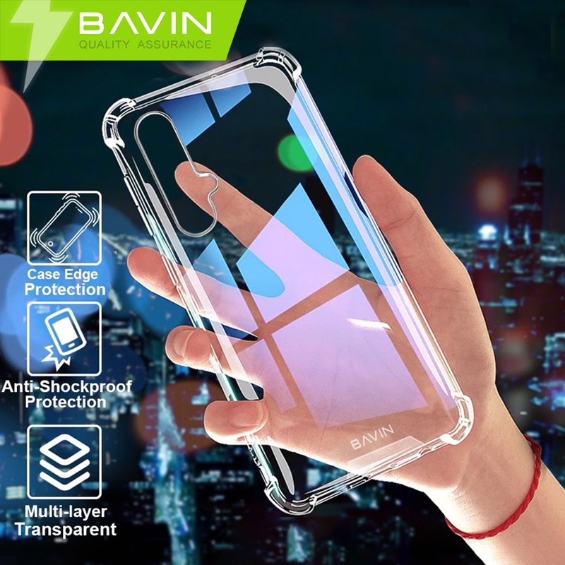BAVIN Shockproof Clear Soft Silicone TPU Case Back Cover for Huawei ...