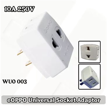 EOPPO Wuo-003 Universal Socket Adapter 10A-250V | Shopee Philippines