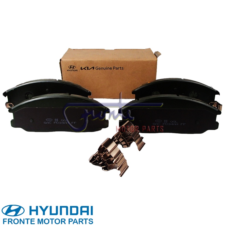 FRONT BRAKE PAD (SET) HYUNDAI STAREX 2003-2007 | PART NO. 58101-4AA90 ...