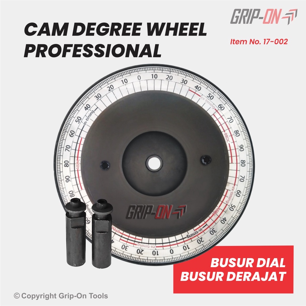 Grip-on Protractor Dial Camshaft non set Professional Cam Degree Wheel ...
