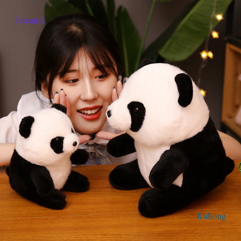 Jenanral Cute Panda Doll Plush Toy Large Doll Black And White Gift ...