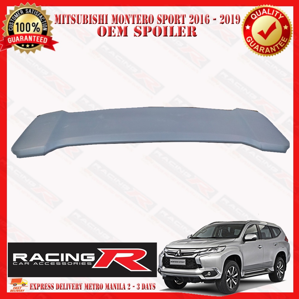 Mitsubishi Montero Sport 2016 to 2019 OEM Spoiler UNPAINTED 2016 2017 ...