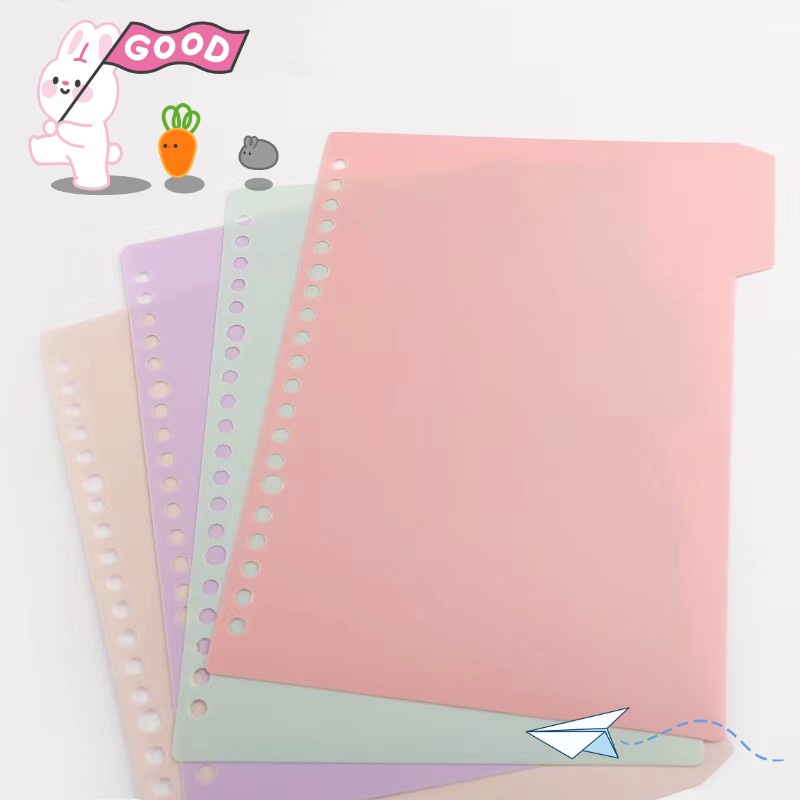 4Pcs/set A5 B5 Binder Index Dividers Index Page for Loose-leaf Notebook ...
