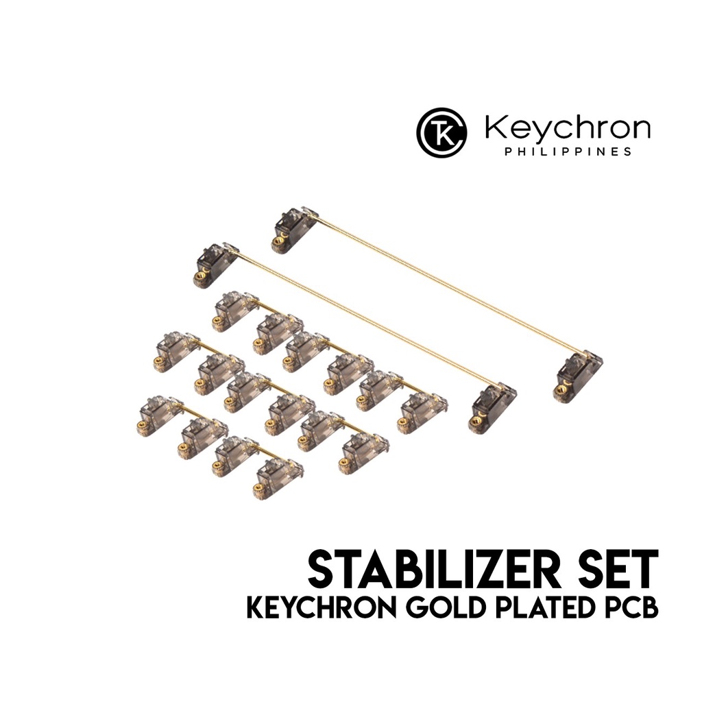 Keychron Gold Plated PCB Mounted Stabilizer Set, WXZ-2 | Shopee Philippines