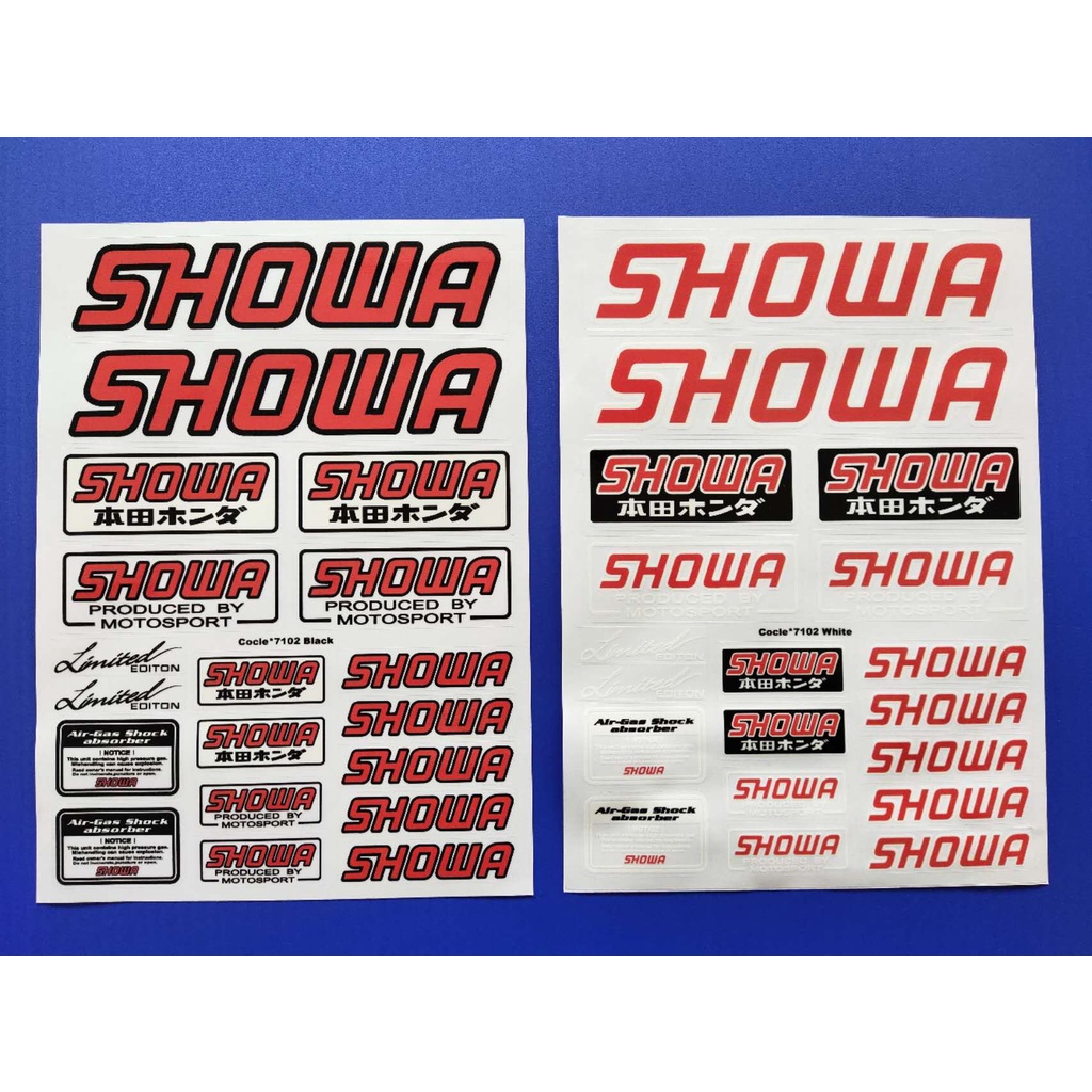 Sticker SHOWA Sticker Decal Motor&Car Waterproof*7102 | Shopee Philippines