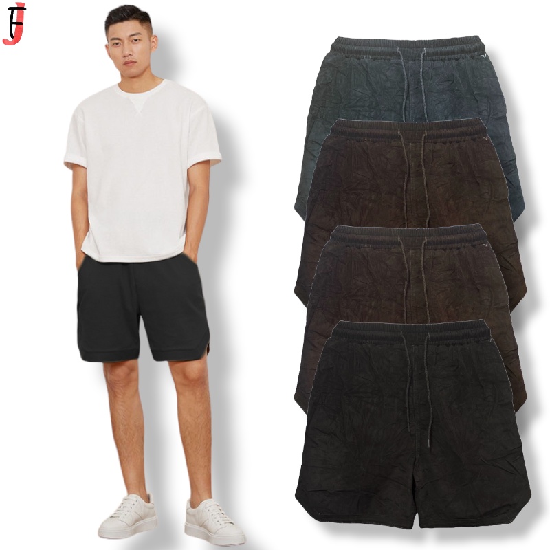 New arrival men's casual plain short adjustable garterized short S601 ...