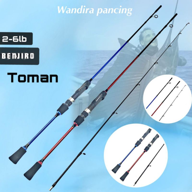Benjiro toman ultralight Fishing Rod/hiroshi 180cm Flexible solid fiber ...