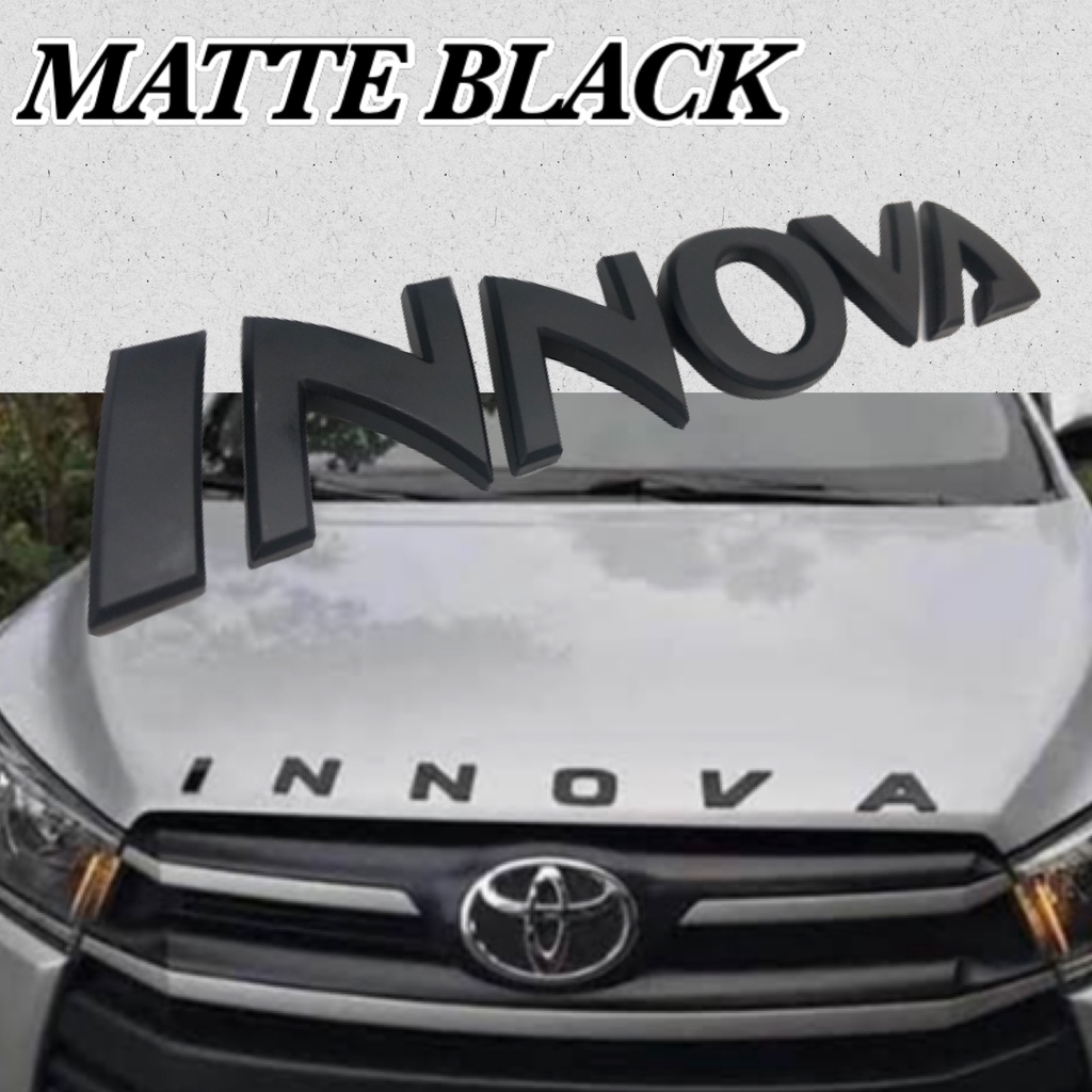 CAOS ABS INNOVA Letters Car Auto Front Hood Emblem Badge Sticker Logo ...
