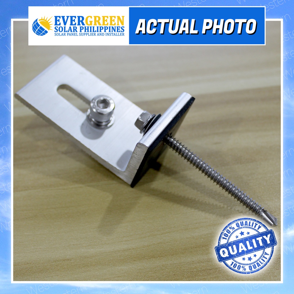 NEWTREND L-foot Clamp, Mid Clamp 35mm & End Clamp 35mm | Shopee Philippines