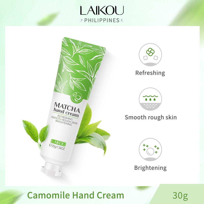LAIKOU Matcha Moisturizing Hand Cream Brightening Nourishing For Dry ...