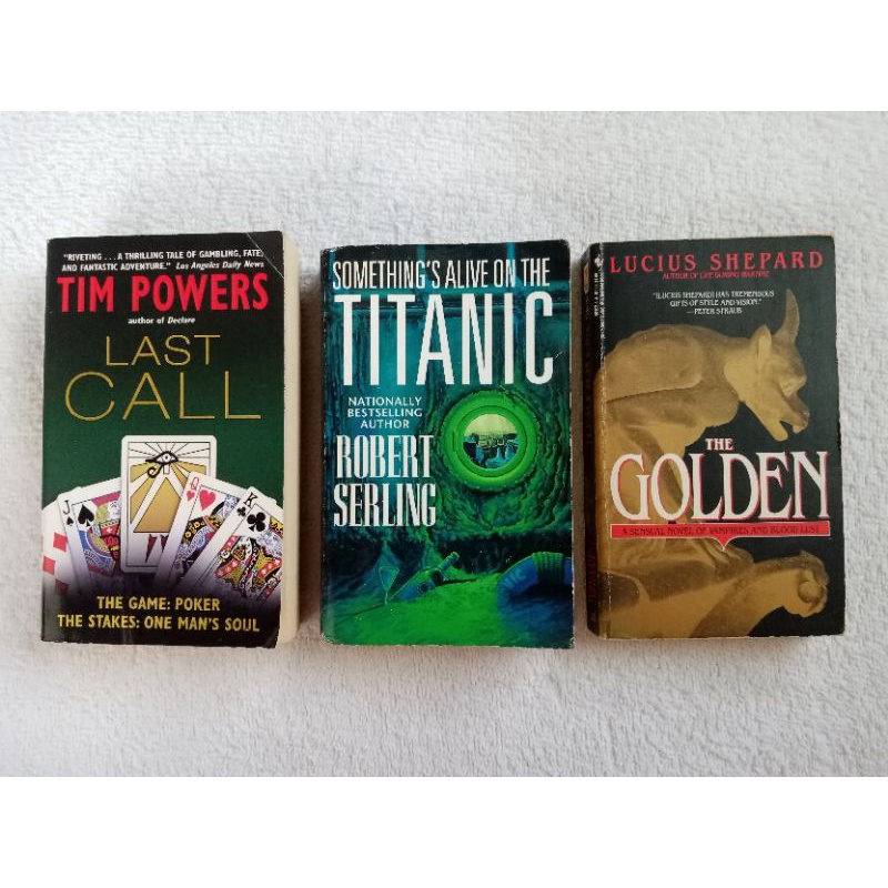 RARE/VINTAGE HORROR BOOKS (90s)- Robert Serling, Lucius Shepard, Susan ...