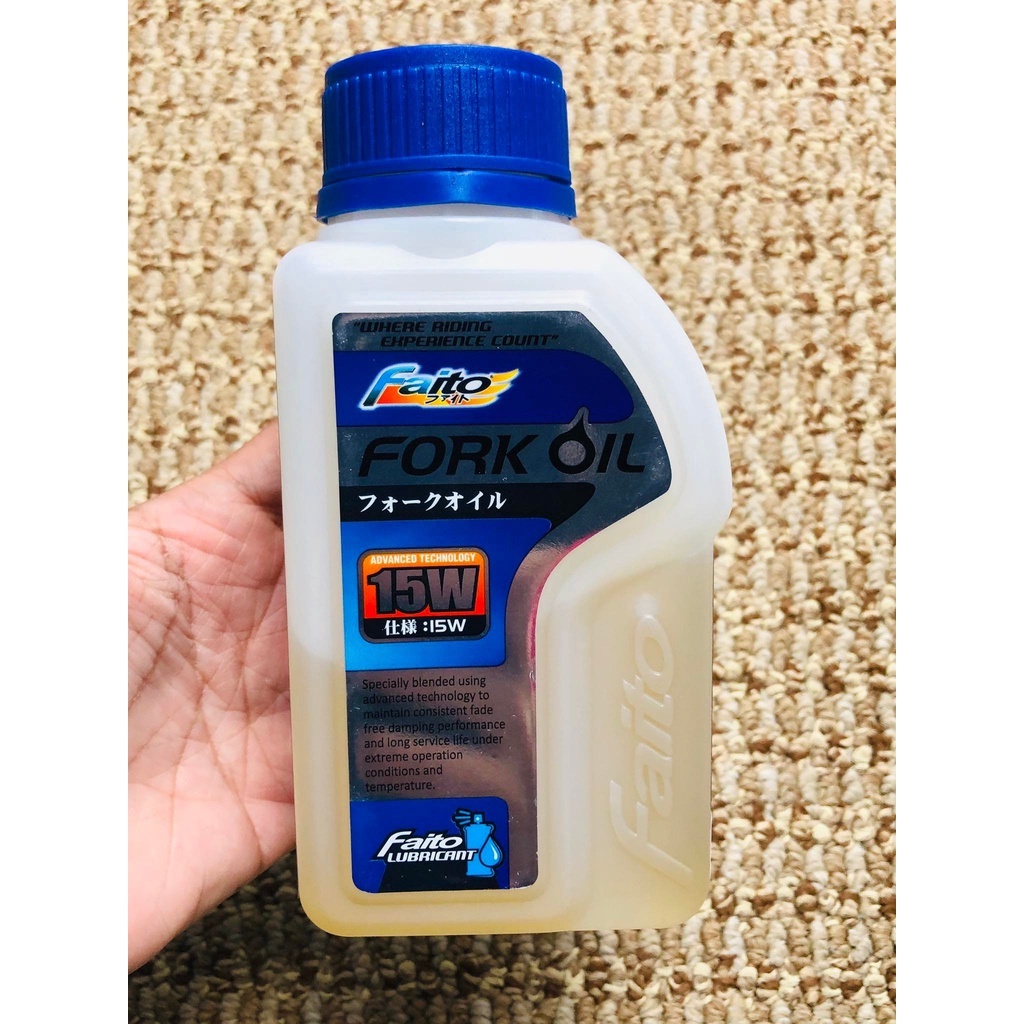FAITO FORK OIL 250 ML 15W LUBRICANT FOR ALL MOTORCYCLE AND AUTOMOTIVES ...