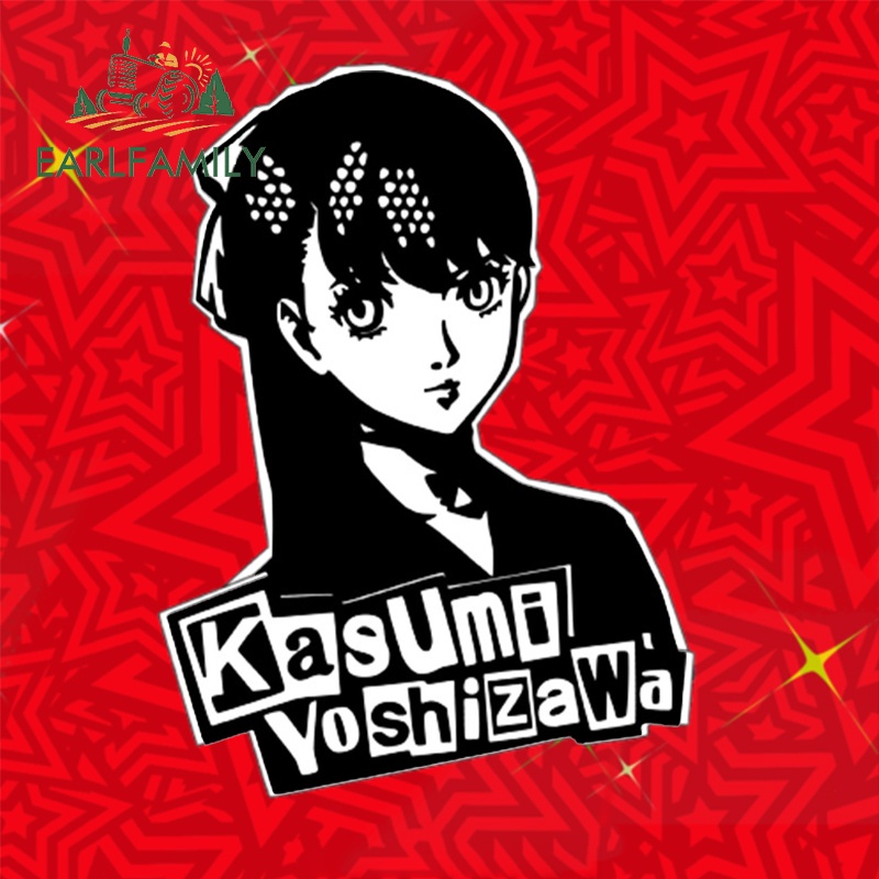 EARLFAMILY 13cm x 9.3cm Kasumi Yoshizawa Decal Vinyl Persona 5 Royal ...