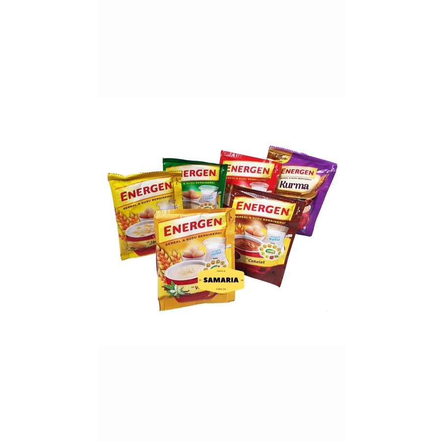 HIJAU Energen Milk and Cereal Sasets Filled with 10 Pcs All Variant ...