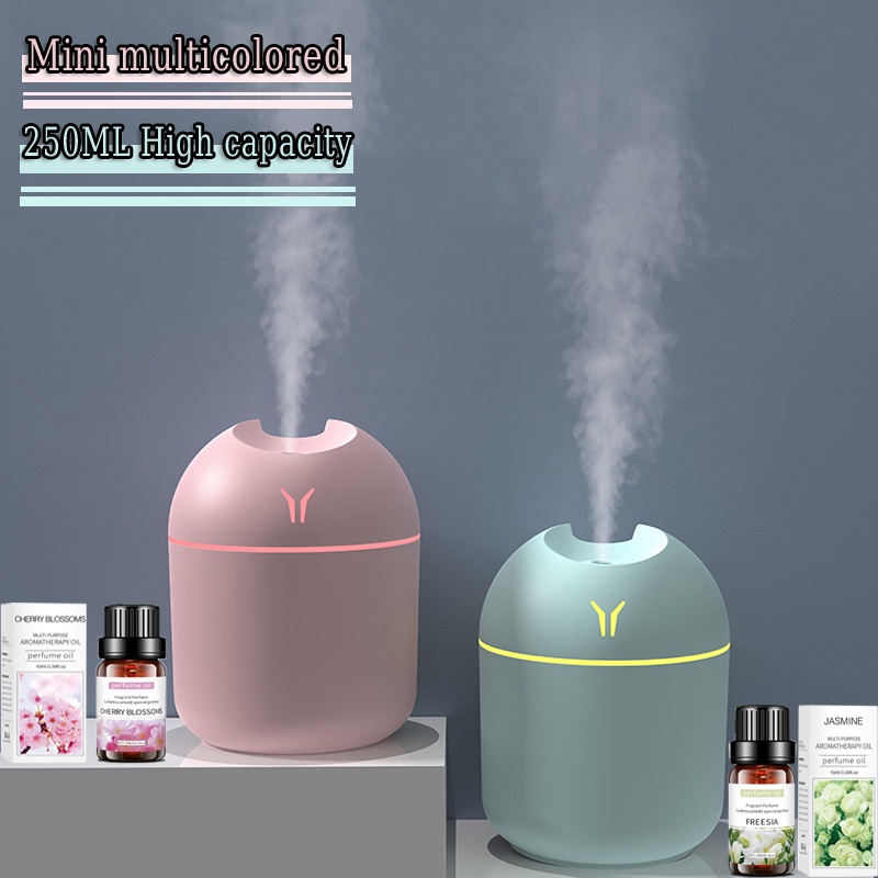 USB 250ML Mini Air Humidifier Portable Essential Oil Sprayer Office ...