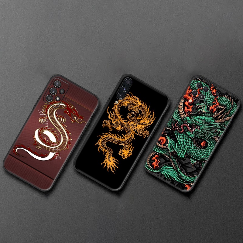 Samsung Galaxy A03 Quantum 2 DD44 Chinese dragon Creative phone case ...