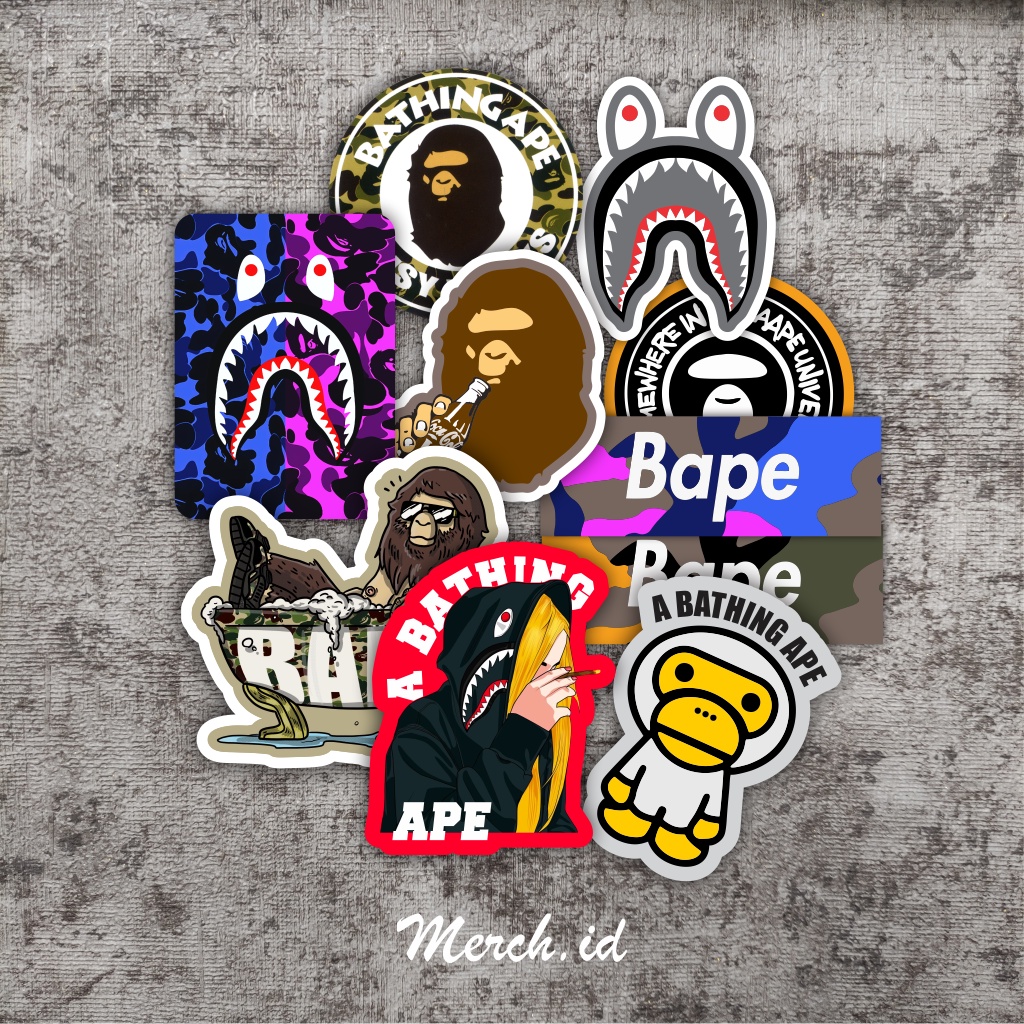 Bathing APE brand Distro Sticker/bape Sticker | Shopee Philippines