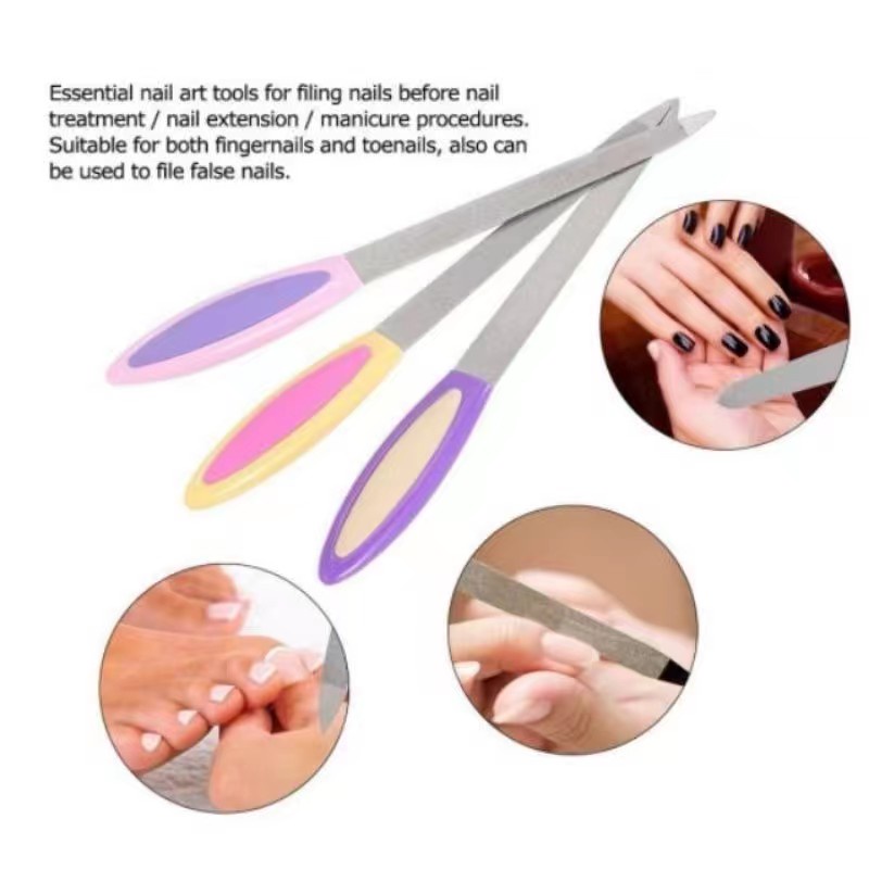7 Inch Nail File for Toe Nail Single（Random Color ) | Shopee Philippines