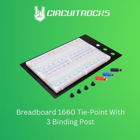 Circuitrocks Breadboard 1660 Tie-Point With 3 Binding Post | Shopee ...