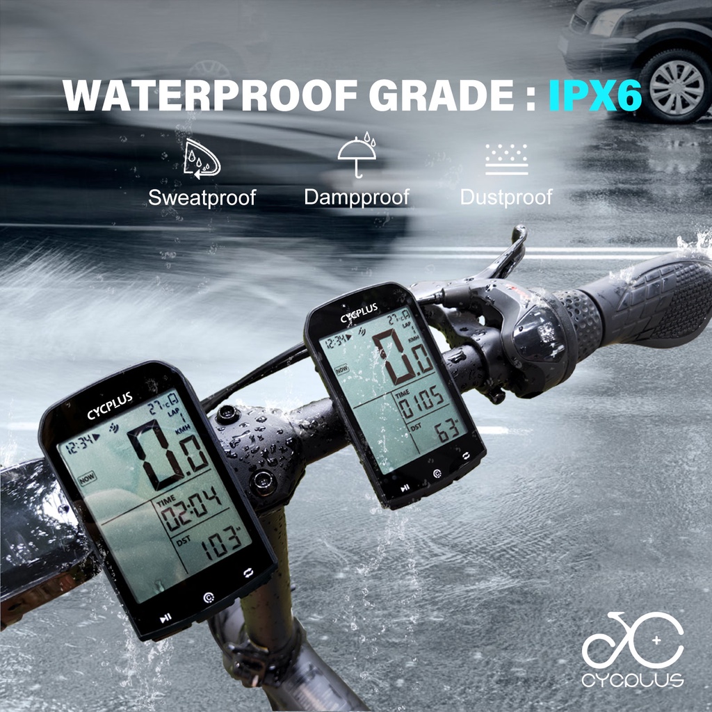 CYCPLUS M1 GPS Bicycle Computer ANT+ Bluetooth Speedometer Wireless ...