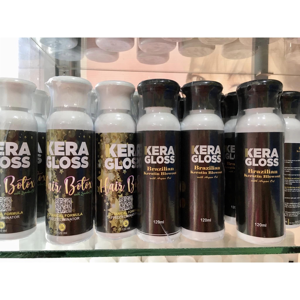 KERAGLOSS hair brazillian keratin blowout & Hair Botox | Shopee Philippines