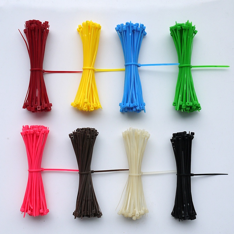 100pcs Self Locking Nylon Cable Ties 3 x 100mm Plastic Zip Tie Band ...
