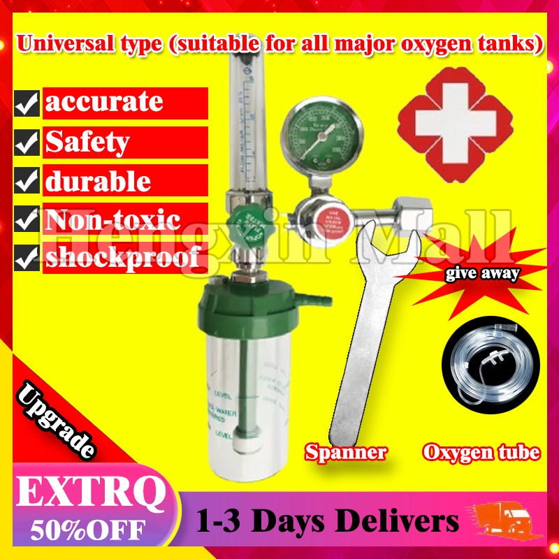 Oxygen Tank Regulator With Pressure Gauge Medical Oxygen Regulator With ...