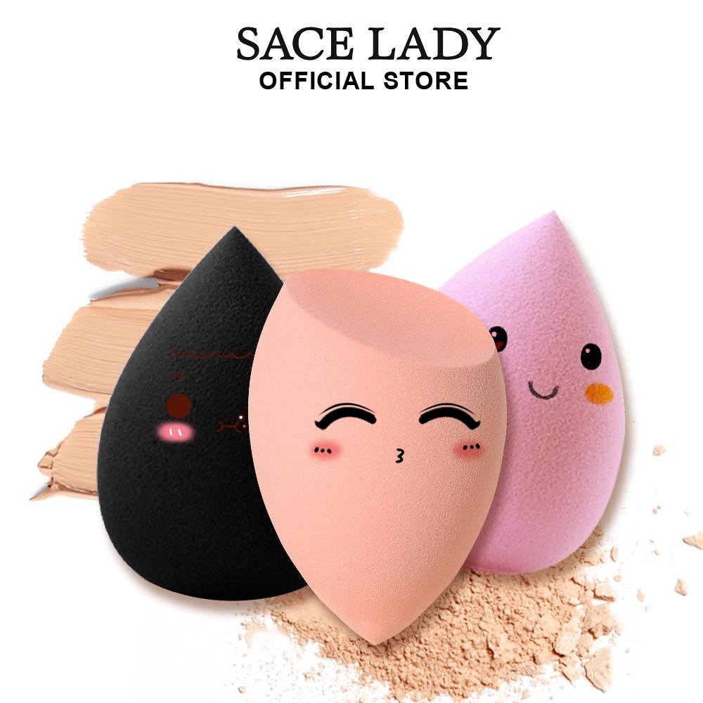 SACE LADY 3 In 1 Multi-Functional Makeup Sponge Beauty Tool | Shopee ...