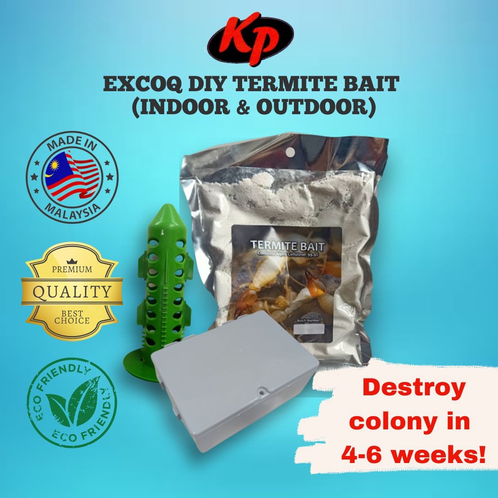 50g/100g - Brand EXcoQ DIY Termite Bait pack with AG (Bait Box ...