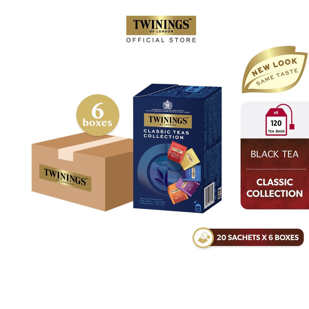 Twinings Classic Teas Collection 20s Set of 6 | Shopee Philippines