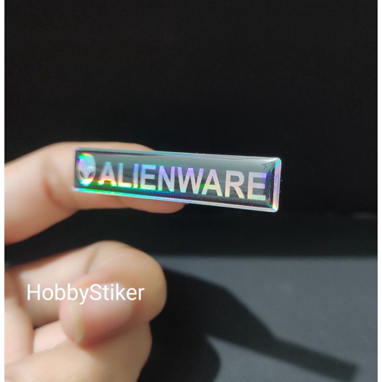 Alienware embossed emblem sticker for pc notebook laptop bezel | Shopee ...