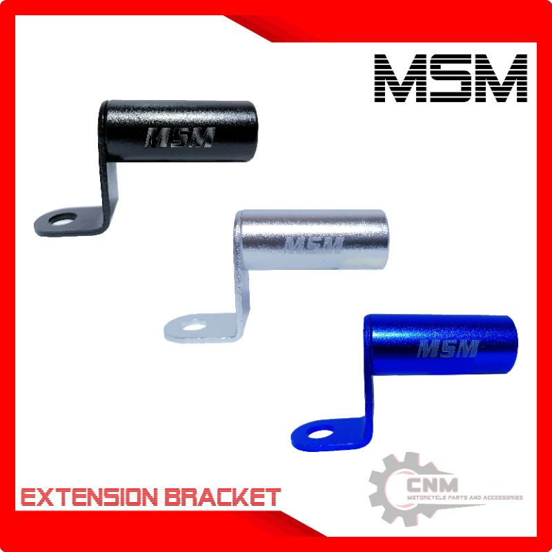 MSM EXTENSION BRACKET FOR MOTORCYCLE | Shopee Philippines