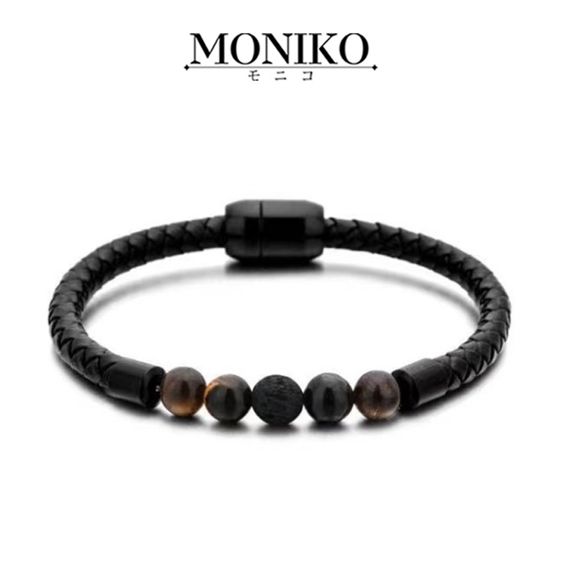 MONIKO Original Design Black Rope Tiger Eye Hand String Colorful ...