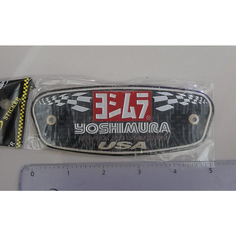 EXHAUST ALUMINUM EMBLEM AKRAPOVIC YOSHIMURA SC PROJECT | Shopee Philippines