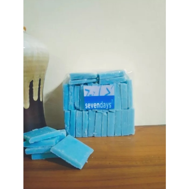 Sevendays power soap blue kojic 1 kilo scrap | Shopee Philippines