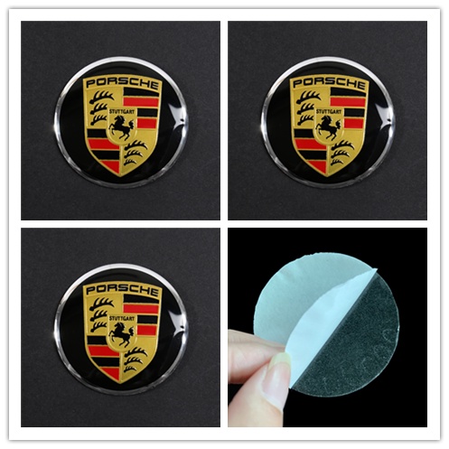 Car Styling 4PCS/Lot 56mm Porsche Logo Car Tyre Wheel Center Hub Cap ...