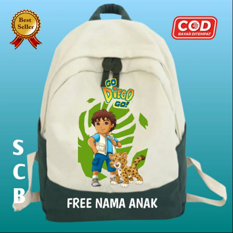 Go Diego Go Elementary School Backpack | Shopee Philippines